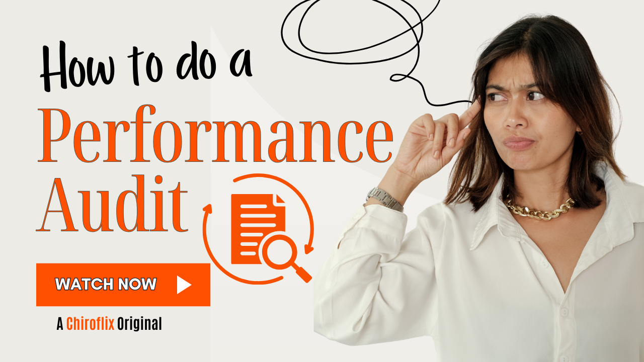 How To Do a Performance Audit - Chiroflix